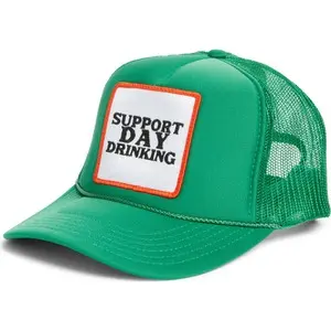 FRIDAY FEELIN’ Patch Trucker Hat - Green