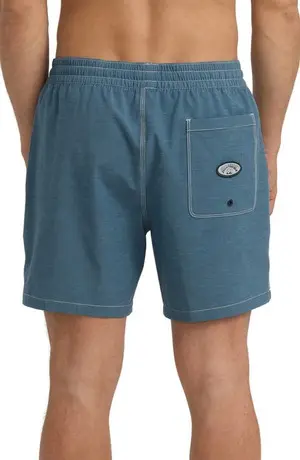 BILLABONG Every Other Day Layback Swim Trunks - Rustic Blue