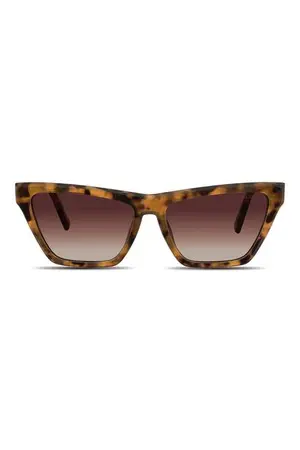 VELVET EYEWEAR Helen Sunglasses - Light Tortoise