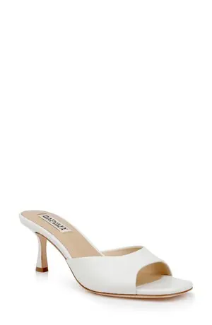 Badgley Mischka Draya Sandal - White Leather
