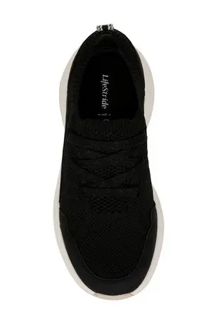 LIFESTRIDE Bzees Impact Slip-on Sneaker - Black Knit