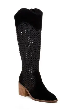 KELSI DAGGER BROOKLYN Echo Knee High Boot - Black
