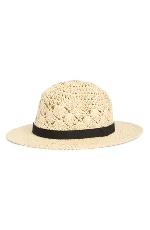 Nordstrom Packable Panama Hat - Natural