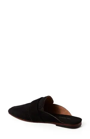 Free People At Ease Suede Loafer - Black Suede