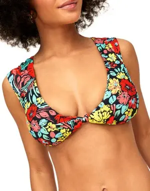ADORE ME Salamanca Bikini Top - Floral Black