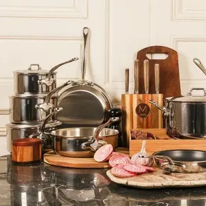 MAUVIEL M'cook Stainless Steel 5 Piece Cookware Set