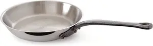 MAUVIEL M'cook Ci Stainless Steel Frypan 11.7 Inch - Silver