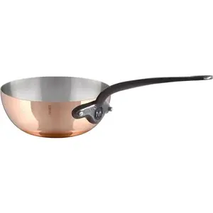MAUVIEL M'150 Ci Curved Splayed Saute Pan - Copper