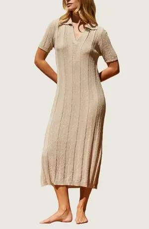 Crescent Textured Knitwear For Women
