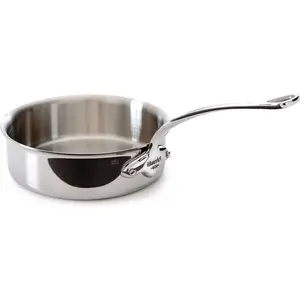 MAUVIEL M'cook 6.2 Qt. Stainless Steel Saute Pan With Helper Handle - Silver
