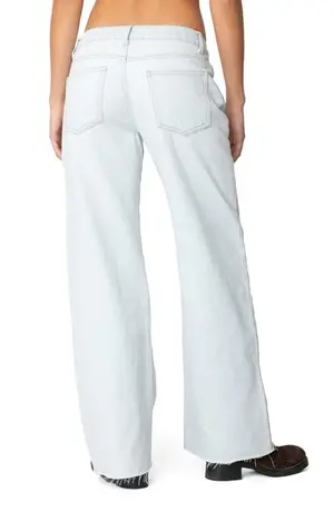 EDIKTED Savanna Low-rise Wide-leg Jeans