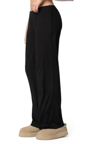 EDIKTED Justina Lounge Pants - Black