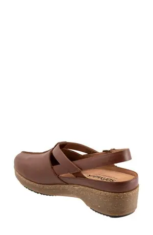 Softwalk Arica Slingback Clog - Brown