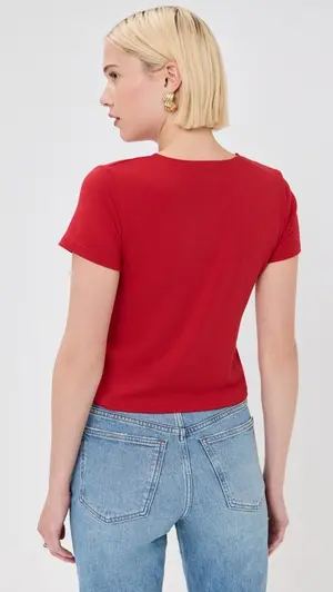 LE BOP Eloise Tee - Crimson