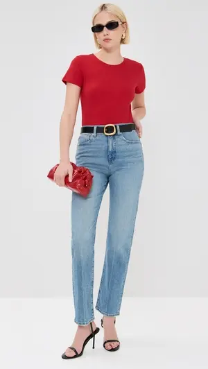 LE BOP Eloise Tee - Crimson