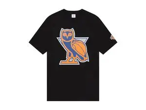 OVO X Nba New York Knicks Og Owl T-shirt - Black