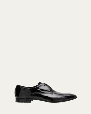 Bergdorf Goodman Patent Leather Derby Shoes