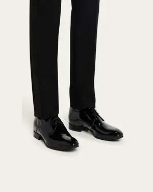 Bergdorf Goodman Patent Leather Derby Shoes