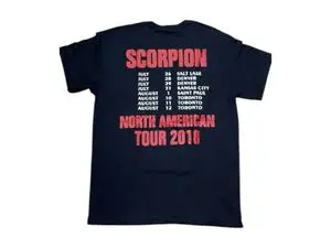 DRAKE Scorpion Tour North America T-shirt