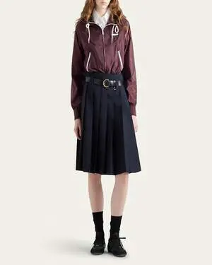 Prada Hooded Zip-up Jacket