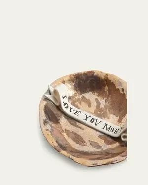L'Objet X Ruan Hoffmann Love You More Plate - Gold