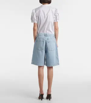 FRAME The Trouser Denim Bermuda Shorts