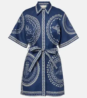 ALEMAIS Oceane Linen Minidress