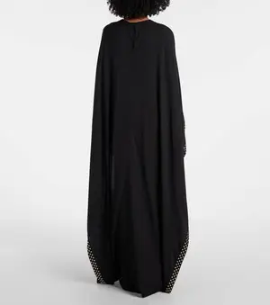 Stella McCartney Embellished Caped Maxi Dress