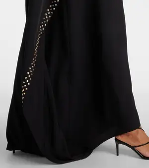 Stella McCartney Embellished Caped Maxi Dress