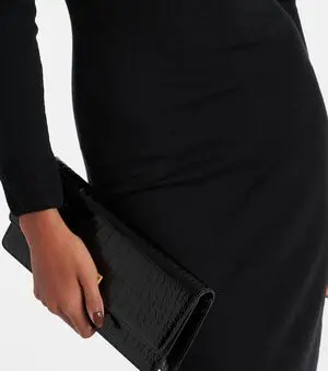 TOM FORD Off-shoulder Cashmere And Silk Minidress