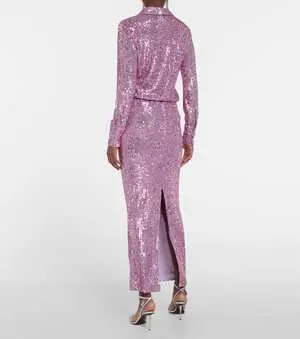 TOM FORD Sequin-embellished Maxi Skirt - Black