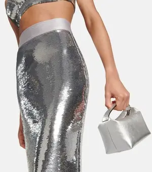 Alex Perry Denton Sequin-embellished Maxi Skirt