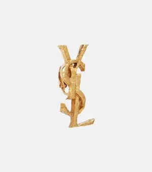 Saint Laurent Cassandre Clip-on Single Earring - Gold
