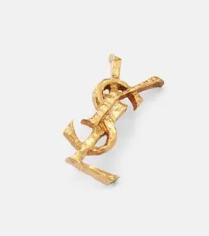 Saint Laurent Cassandre Clip-on Single Earring - Gold