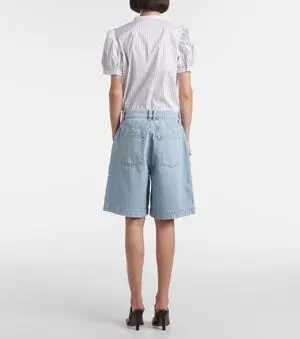 FRAME The Trouser Denim Bermuda Shorts