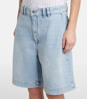 FRAME The Trouser Denim Bermuda Shorts