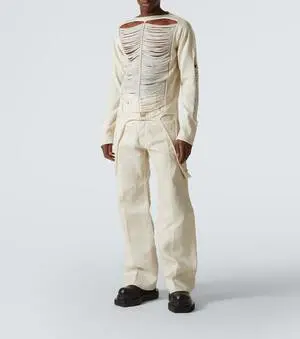Rick Owens Distressed Wool Sweater
