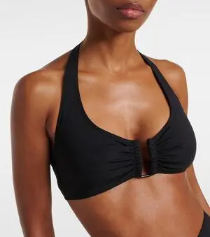 ERES Dedicace Halterneck Bikini Top - Black