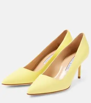 Manolo Blahnik Bb 70 Suede Pumps