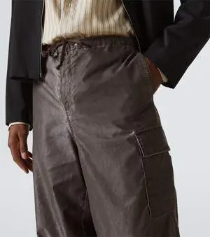 Our Legacy Way Wide-leg Cotton-blend Pants