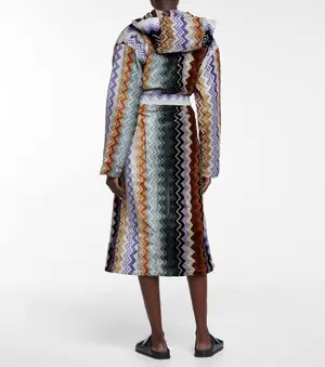 Missoni Giacomo Cotton Bathrobe - Multicoloured