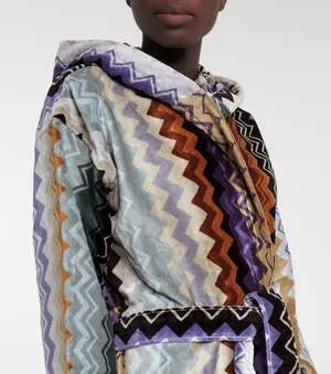Missoni Giacomo Cotton Bathrobe - Multicoloured