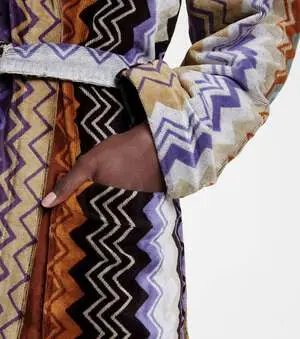Missoni Giacomo Cotton Bathrobe - Multicoloured
