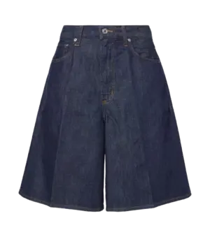 AGOLDE Nolan High-rise Bermuda Denim Shorts