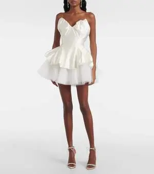 GIANVITO ROSSI Bridal Montecarlo 105 Embellished Sandals - White