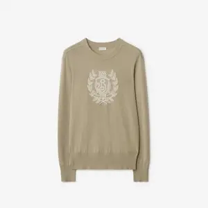 Burberry B Crest Wool Sweater