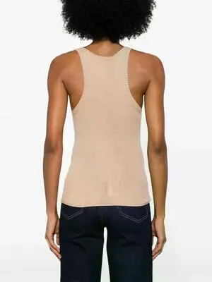 Alanui Ribbed Tank Top - Neutrals