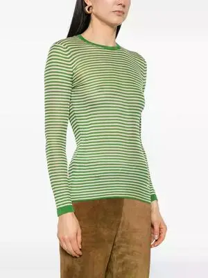 Valentino Garavani Striped Sweater - Green