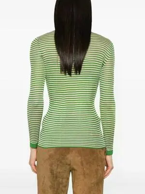 Valentino Garavani Striped Sweater - Green