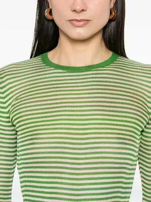 Valentino Garavani Striped Sweater - Green